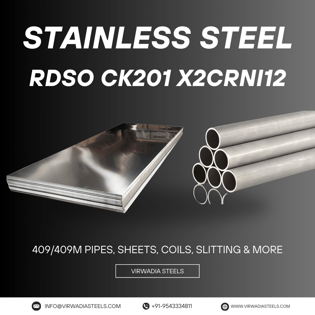 RDSO Spec CK201 X2CrNi12 Pipes 📞 +91-9543334811 BEST PRICE